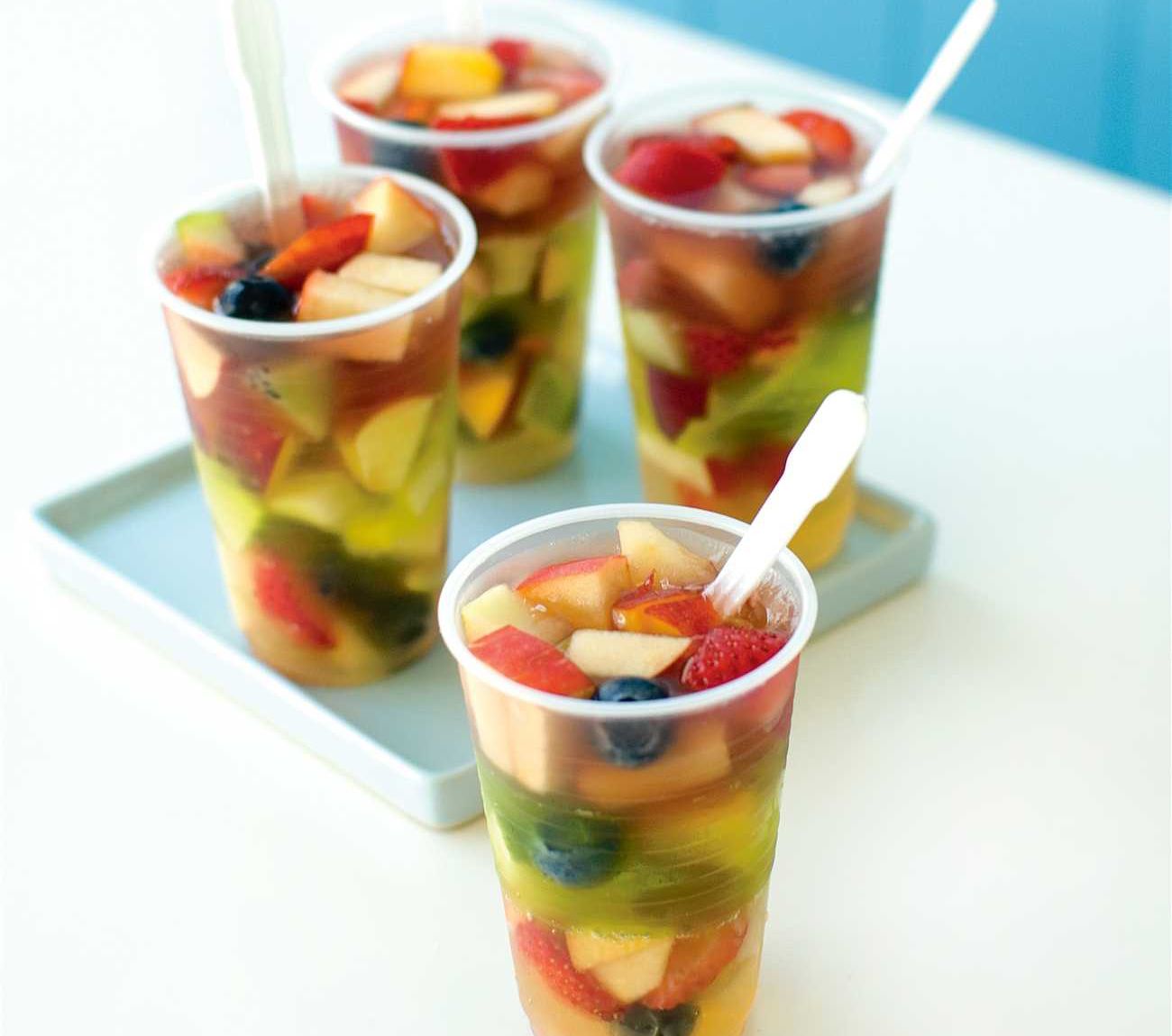 Jello Cups With Fruit