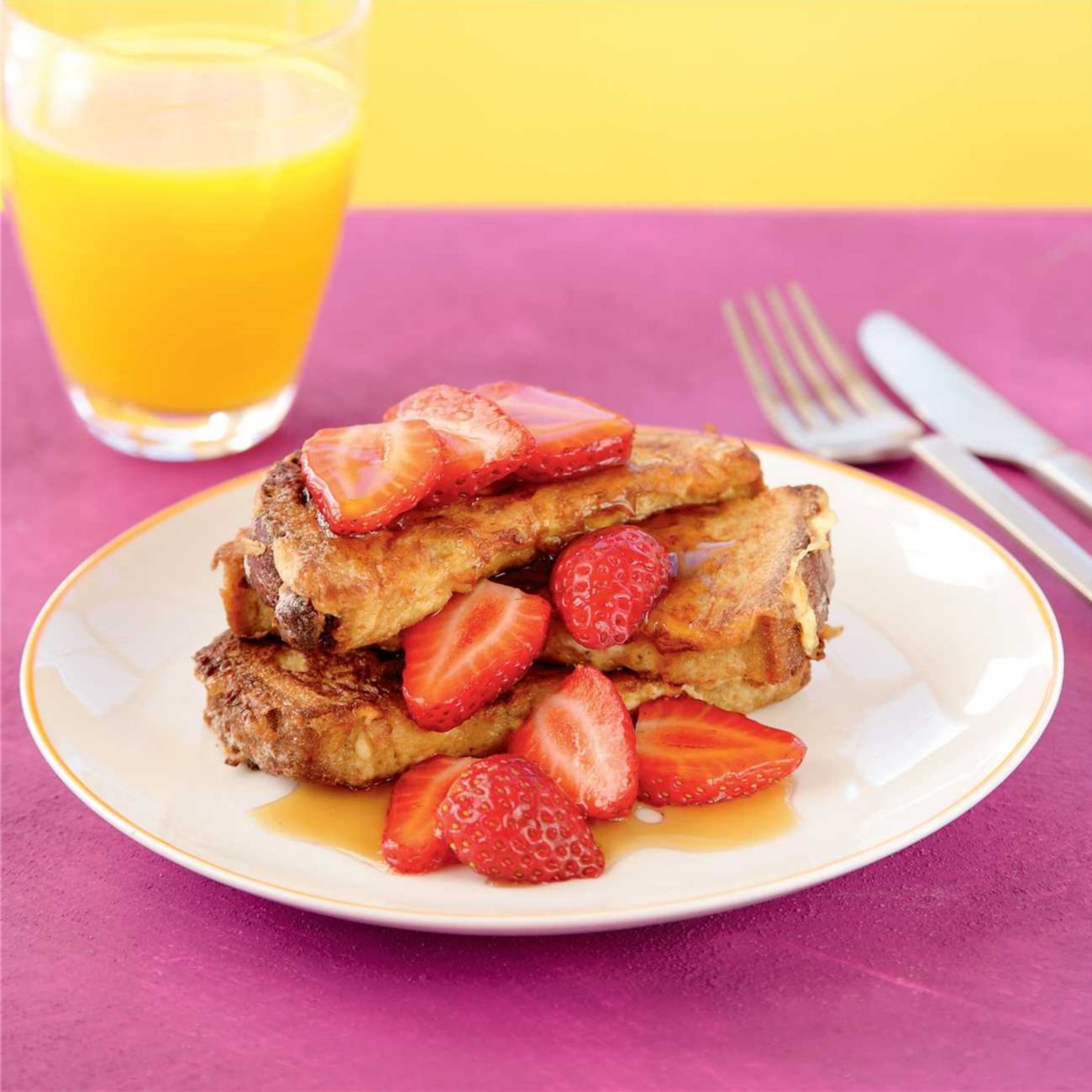 French Toast with Berries & Maple Syrup Recipe | Woolworths