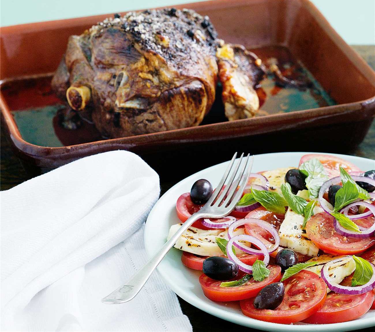 Greek Roasted Lamb