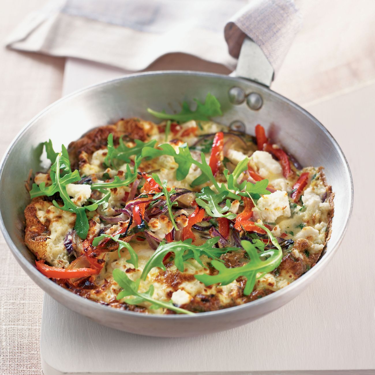 Feta, Herb & Rocket Frittata Recipe | Woolworths