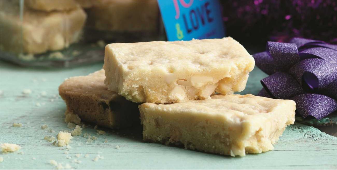 White-Choc Macadamia Shortbread Recipe | Woolworths