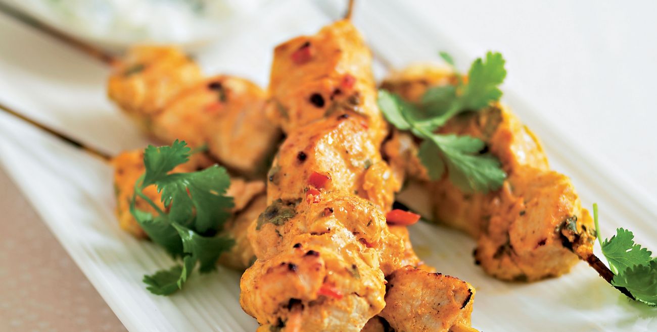 Chicken Tikka Sticks & Fennel Raita Recipe | Woolworths