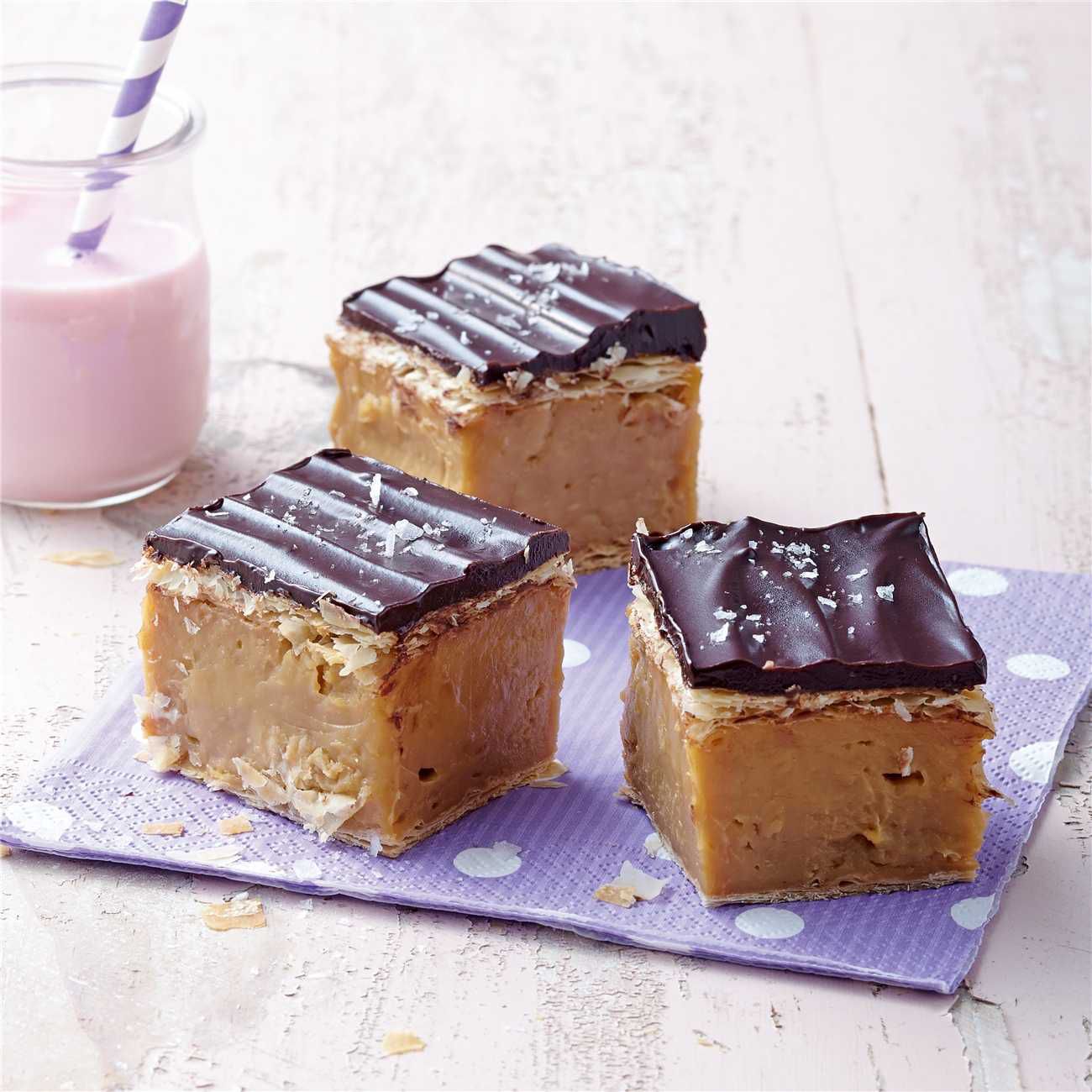 Salted-Caramel Vanilla Slice Recipe | Woolworths