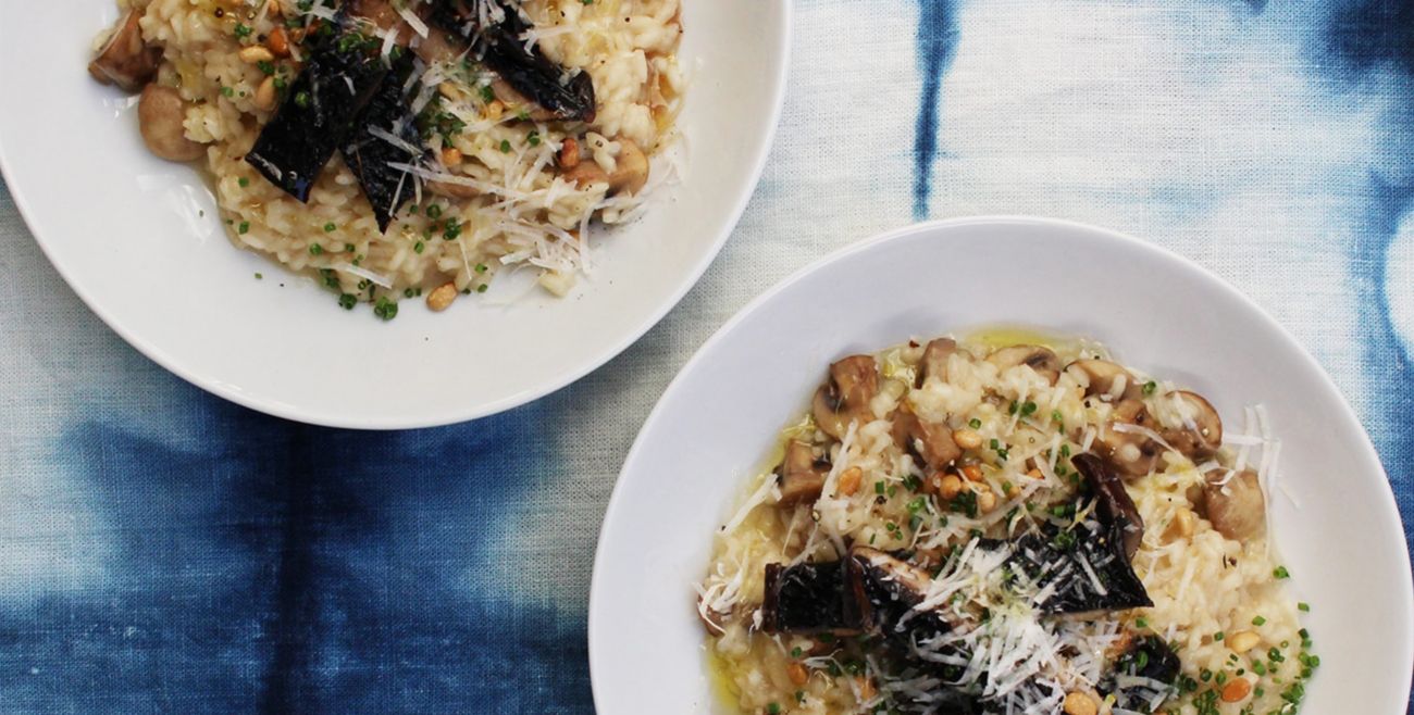 Easy Risotto With Baked Mushrooms Recipe | Woolworths