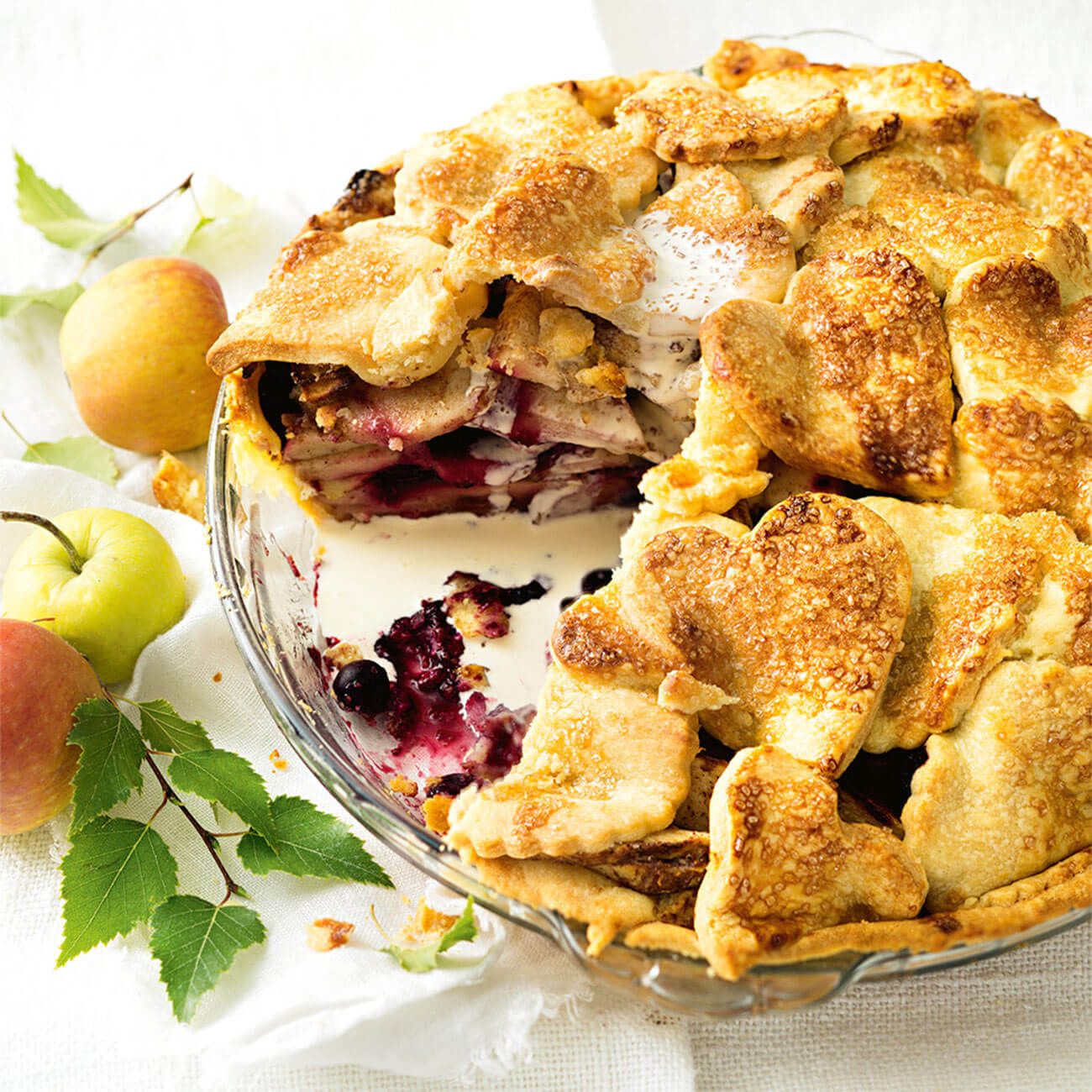 Apple & Blueberry Pie Recipe | Woolworths