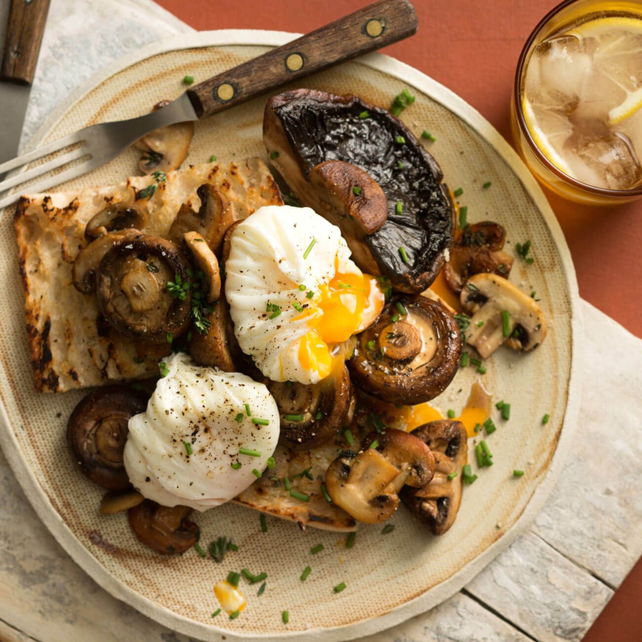 Toast With Poached Eggs & Mushrooms Recipe | Woolworths