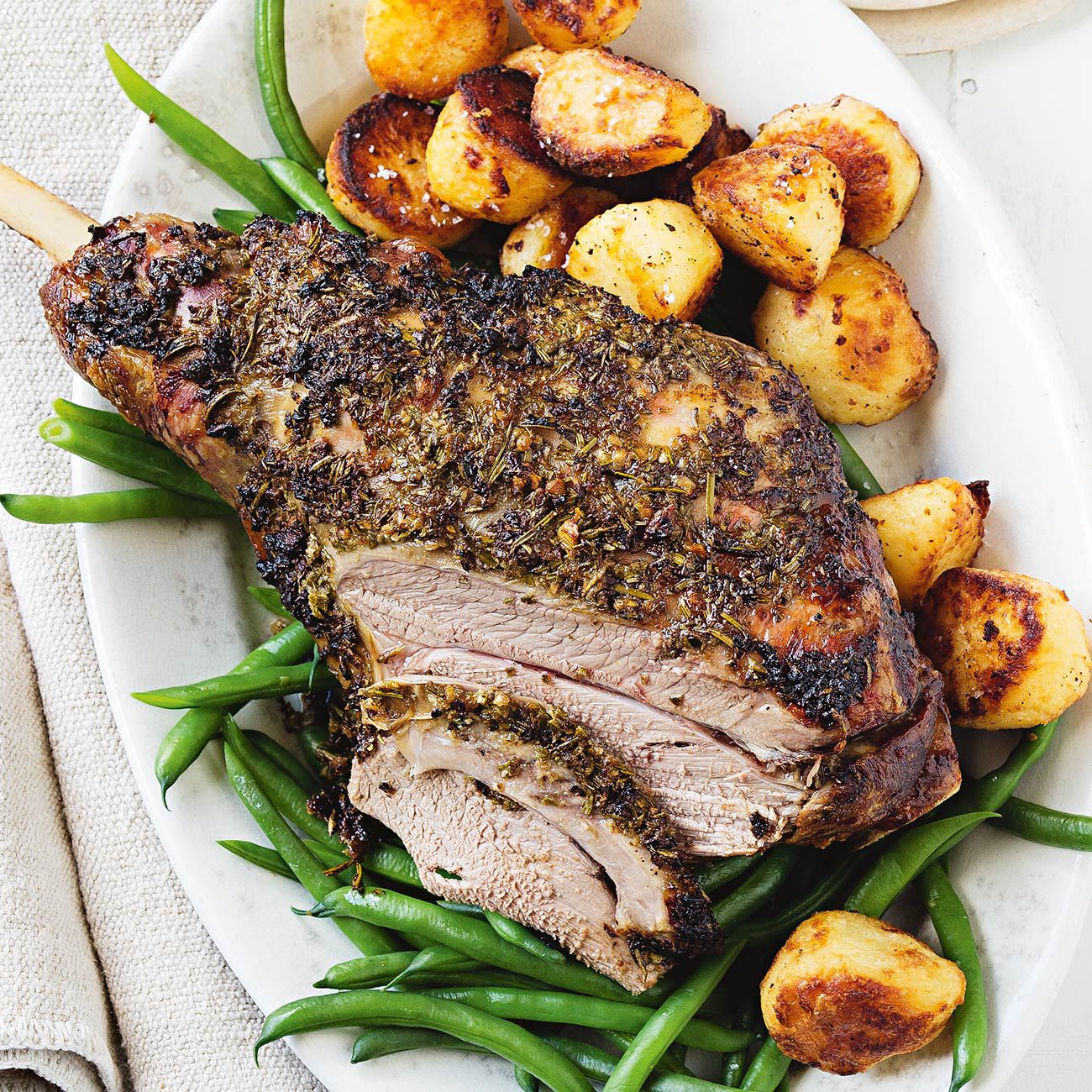 Roast Lamb With Rosemary & Gravy Recipe | Woolworths