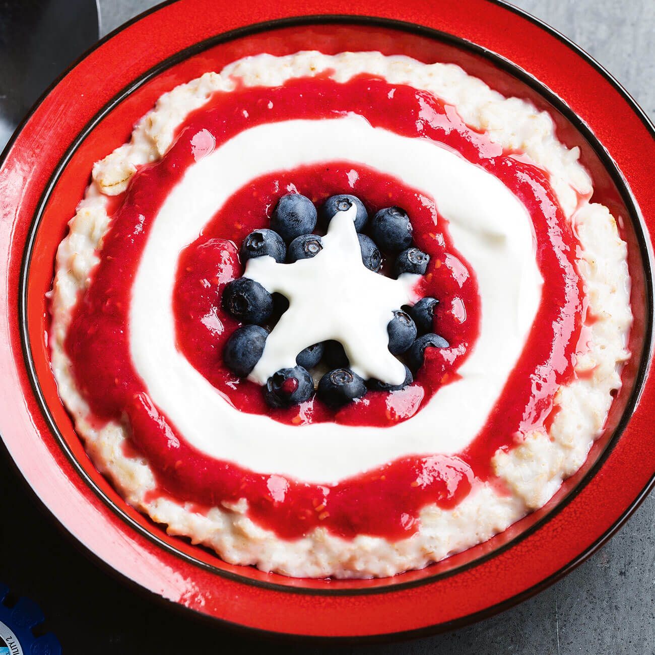 Captain America Porridge Recipe | Woolworths