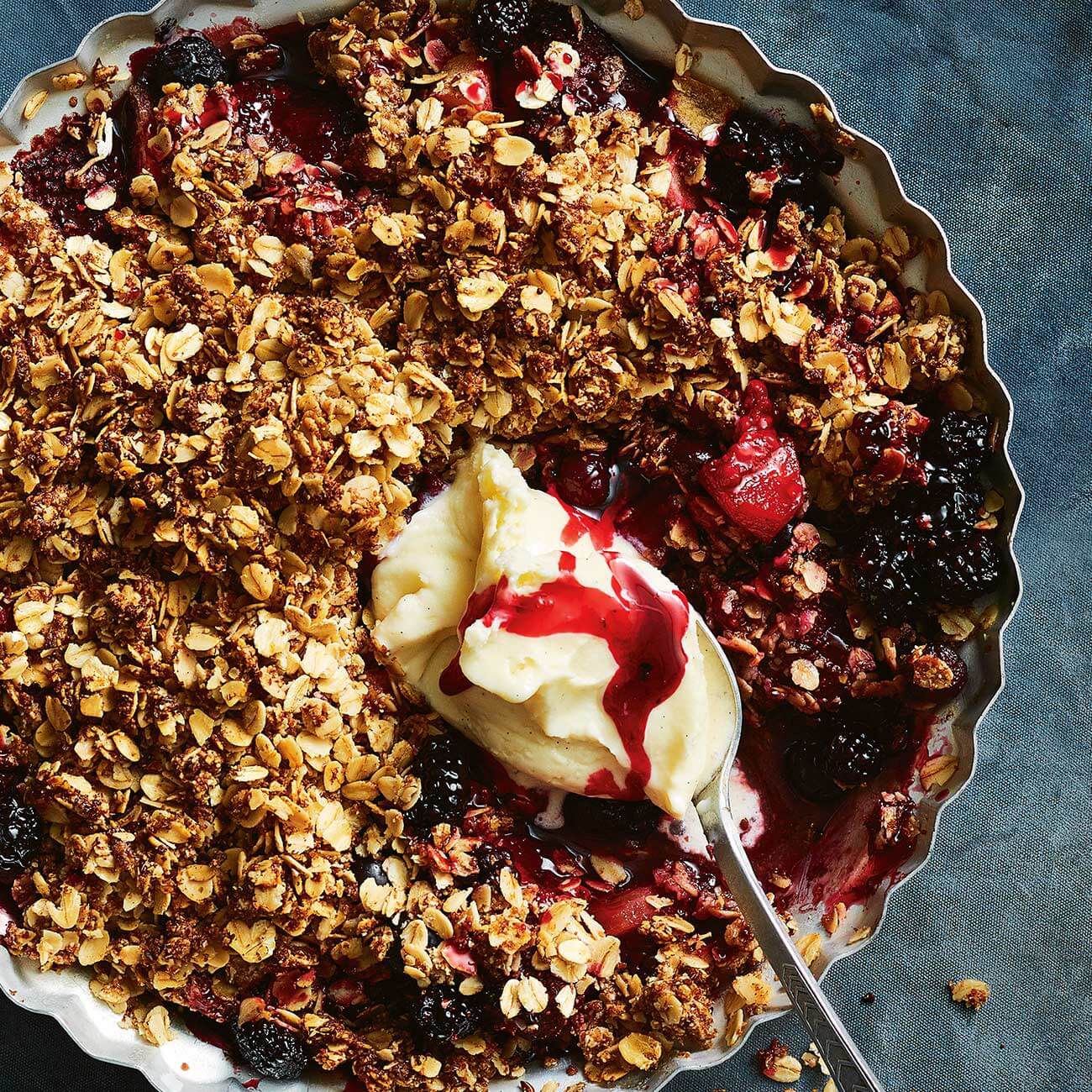 Apple & Berry Crumble Recipe | Woolworths