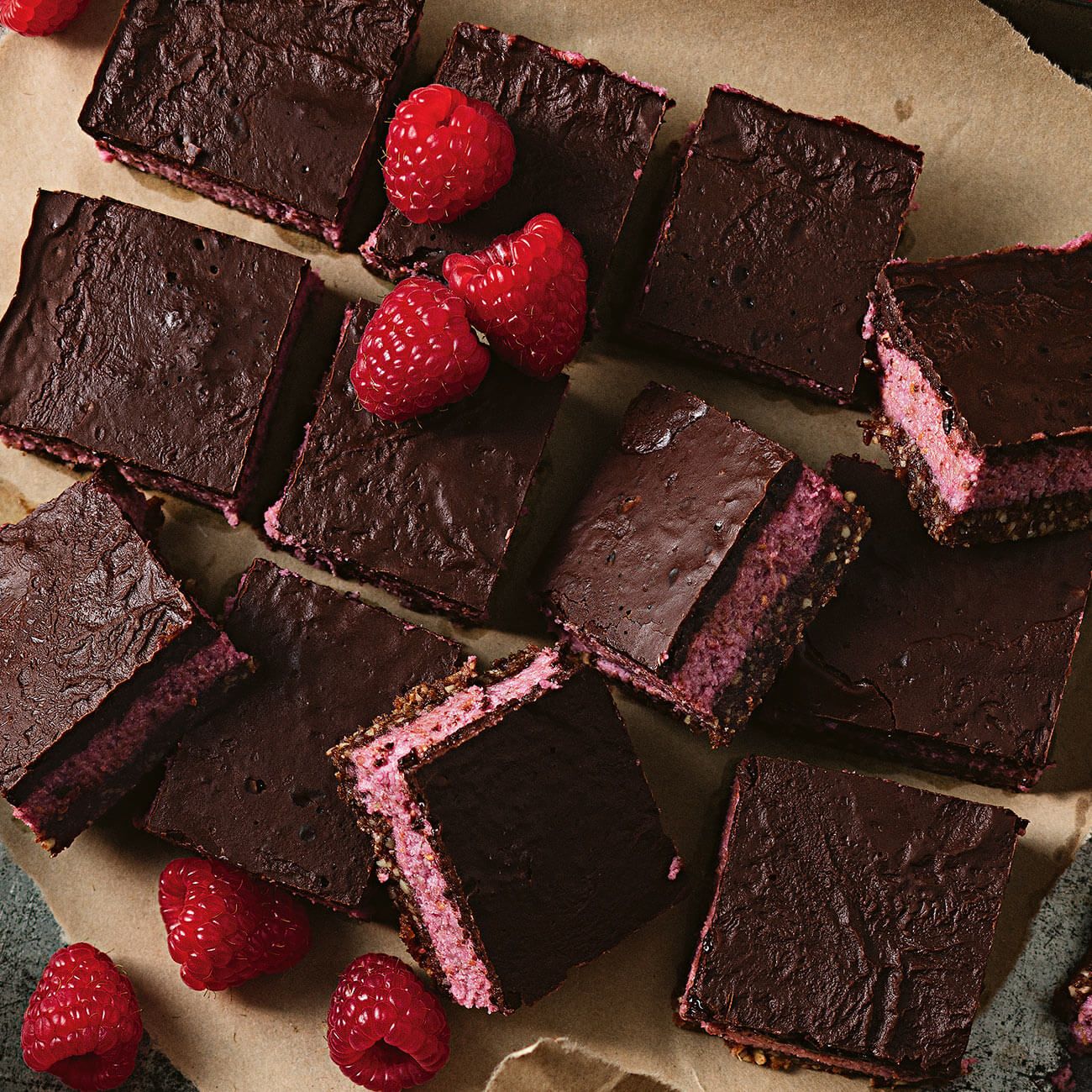 Raw Raspberry Slice Recipe | Woolworths