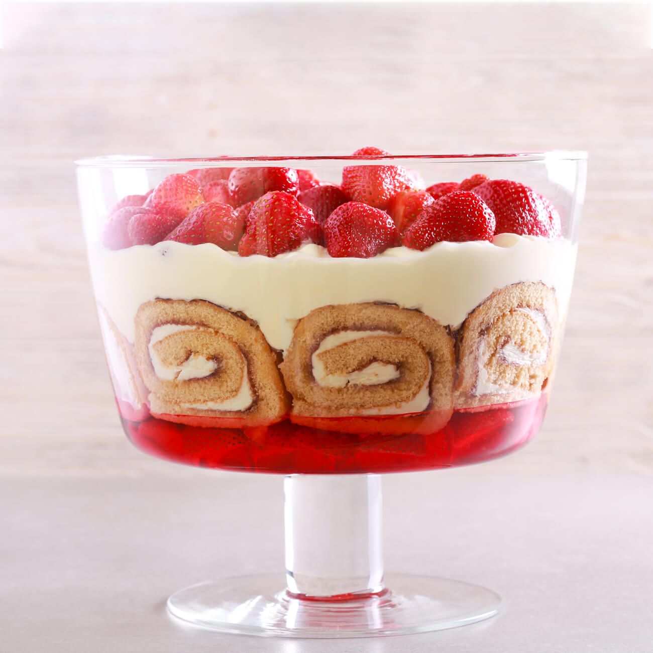 Strawberries & Cream Trifle Recipe | Woolworths