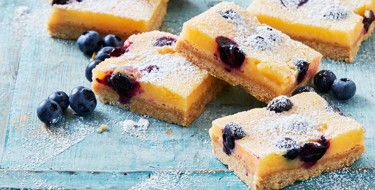 Lemon Blueberry Squares