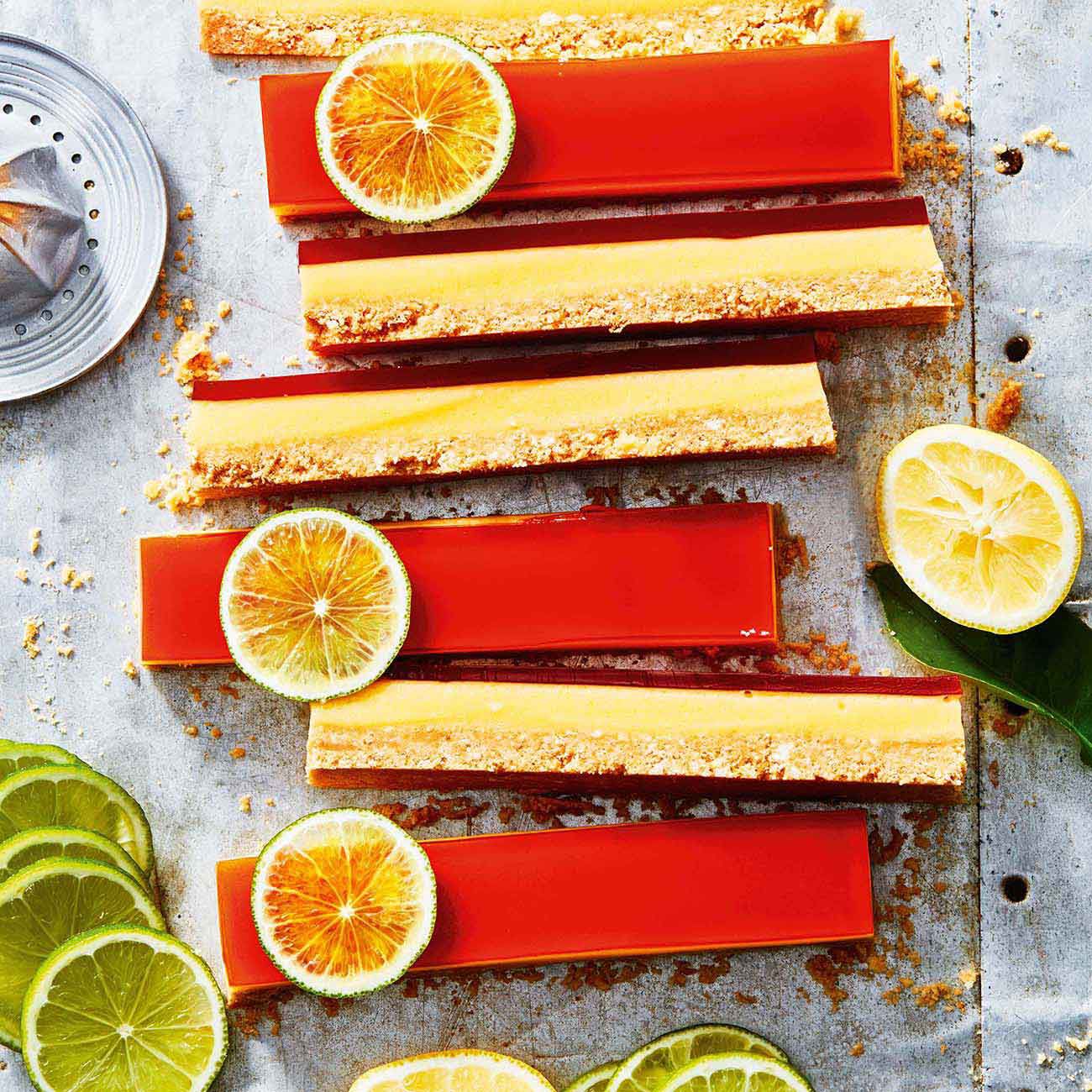 No-Bake Lemon, Lime & Bitters Slice Recipe | Woolworths
