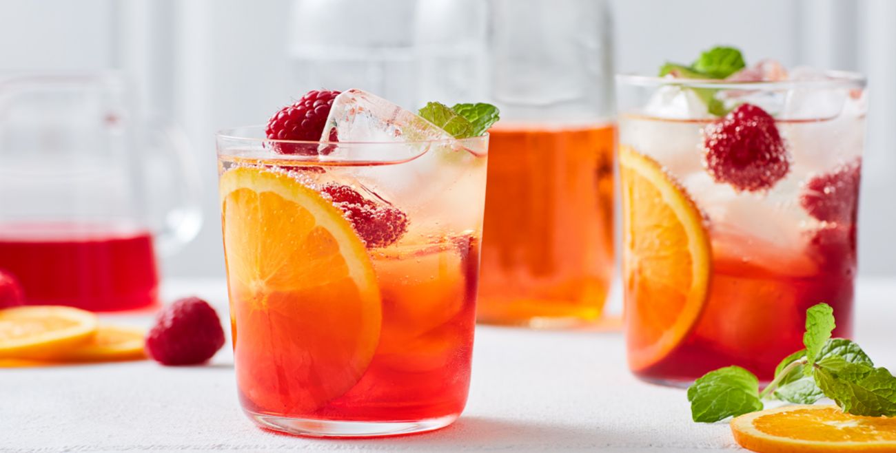 Spritz With Raspberry Syrup & Mint Recipe | Woolworths