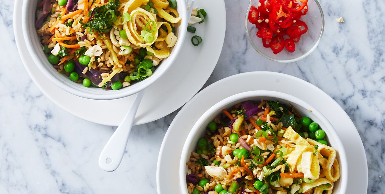 Healthier Quick Veggie Fried Rice Recipe | Woolworths