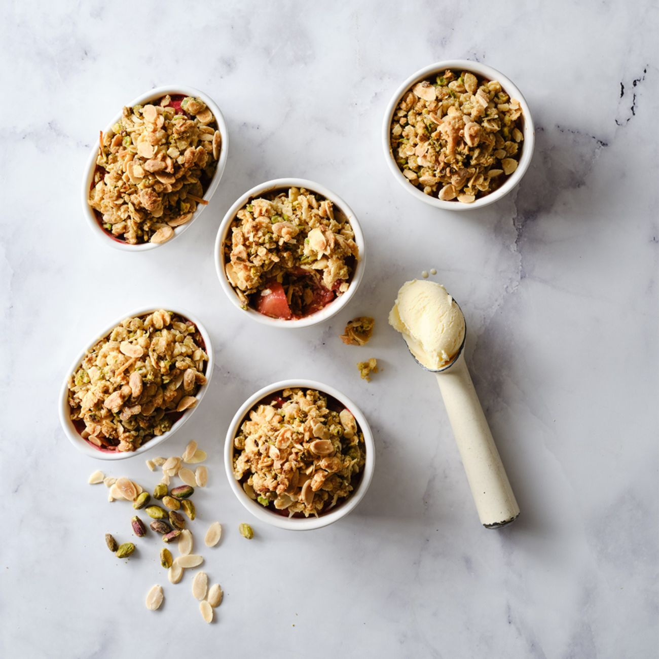 Apple & Rhubarb Nut Crumble Recipe | Woolworths