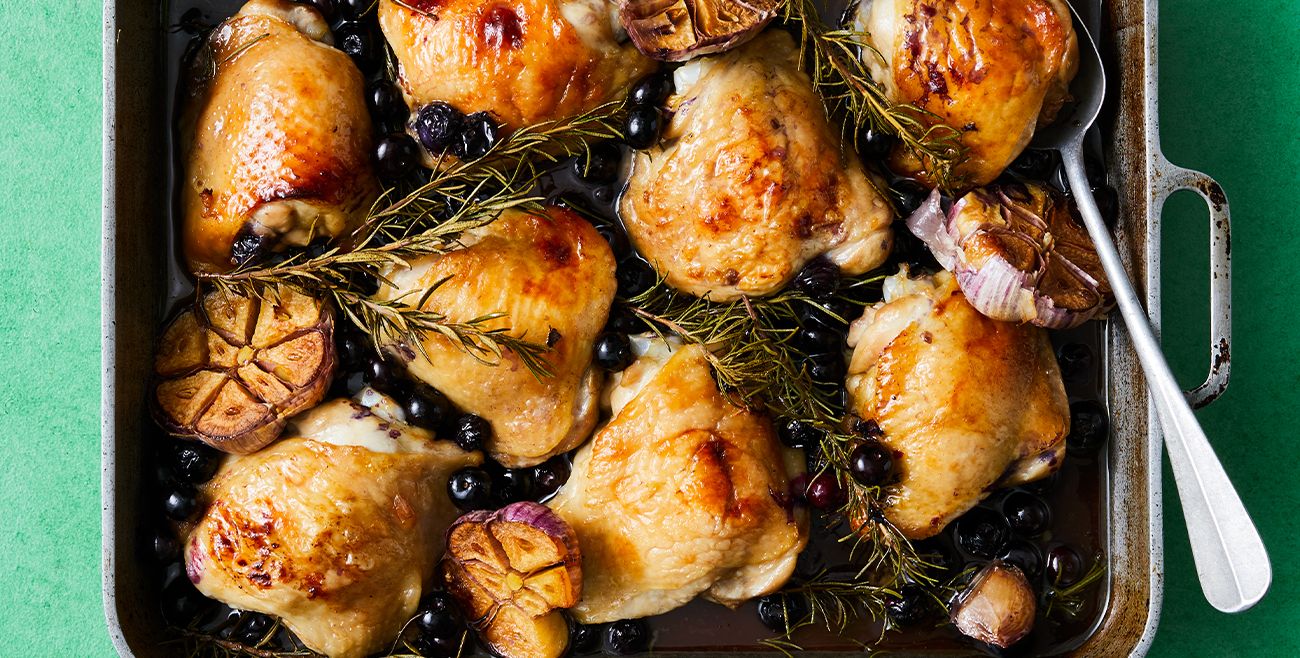 Blueberry & Rosemary Roast Chicken Recipe | Woolworths