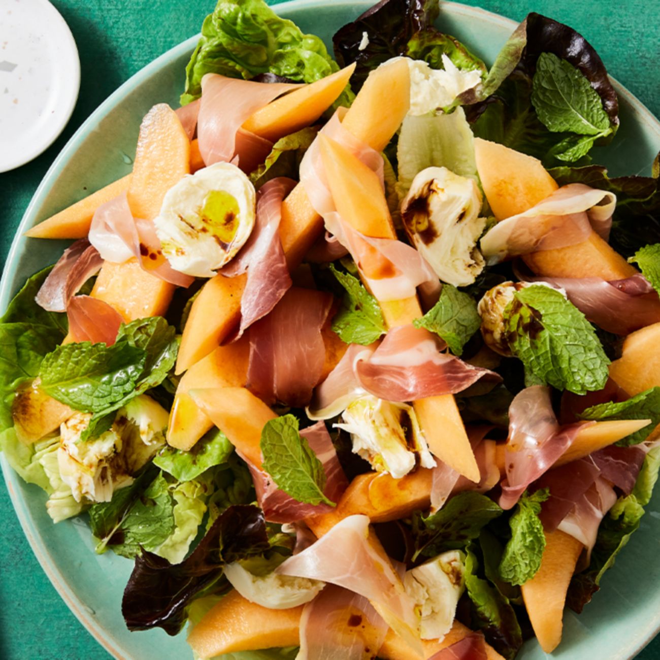 Rockmelon, Prosciutto, Mint & Bocconcini Salad Recipe | Woolworths
