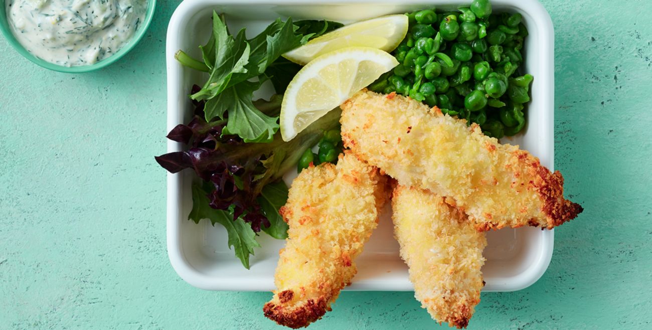 Fish Fingers With Mushy Peas Recipe | Woolworths