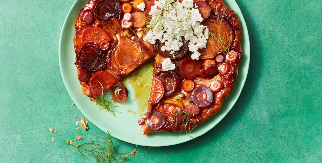 Vegetable Tarte Tatin With Feta Recipe | Woolworths