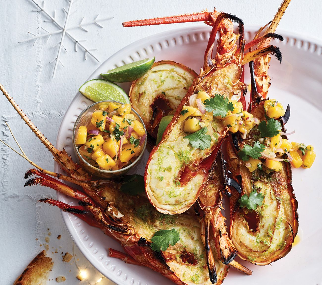 Grilled Lobster And Shrimp