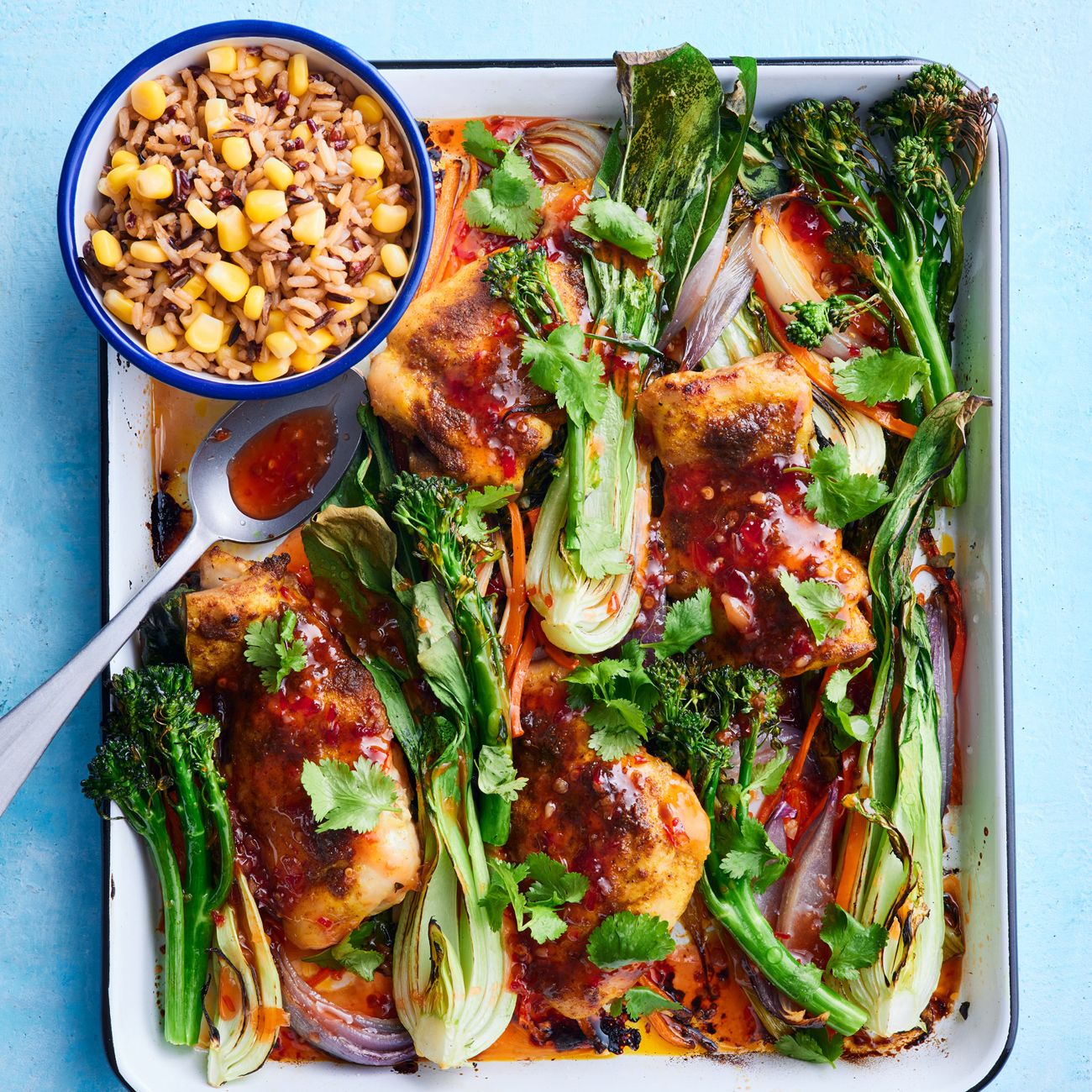 Spiced Chilli Chicken Tray Bake Recipe | Woolworths