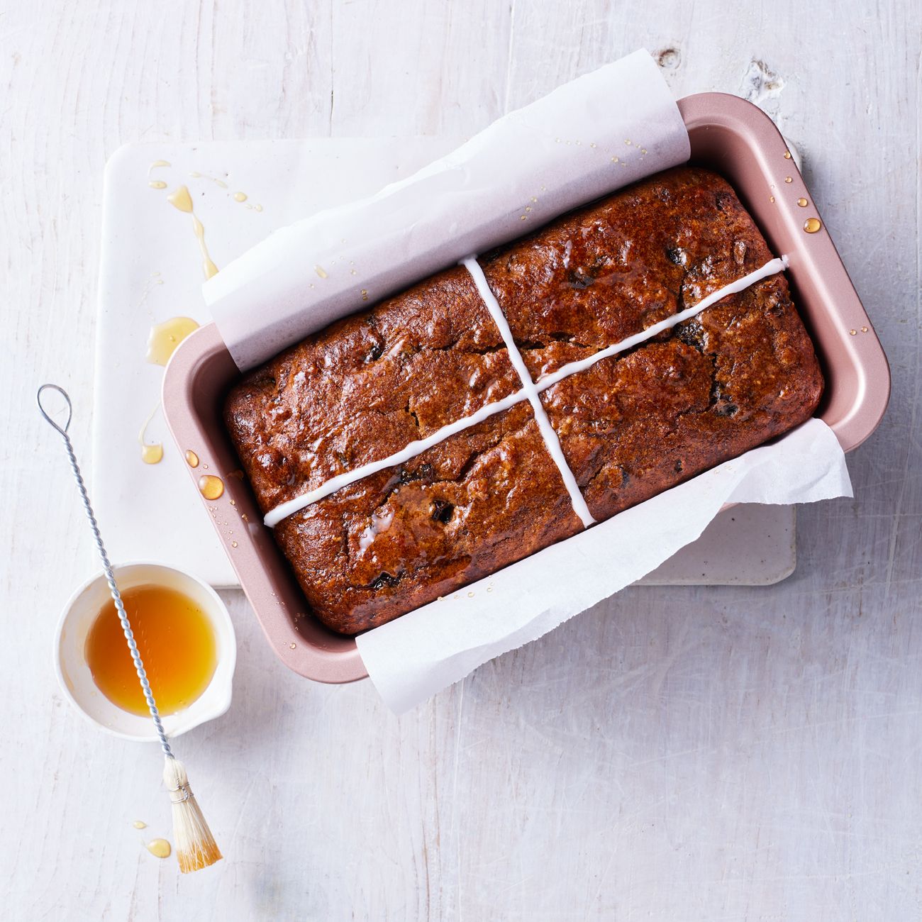 Easy Spiced Hot-cross-bun Loaf Cake Recipe | Woolworths