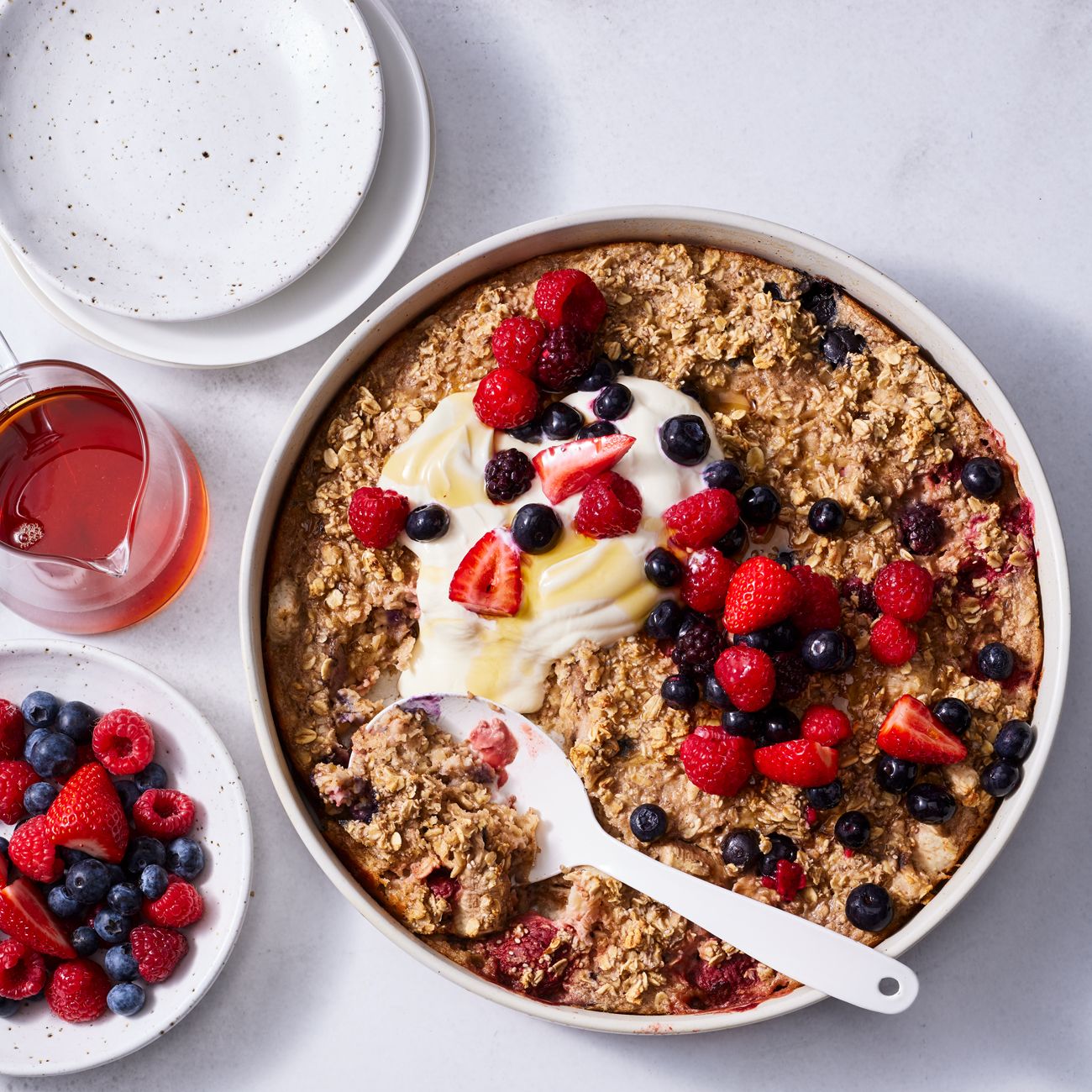 Mixed-berry Baked Oats Recipe | Woolworths