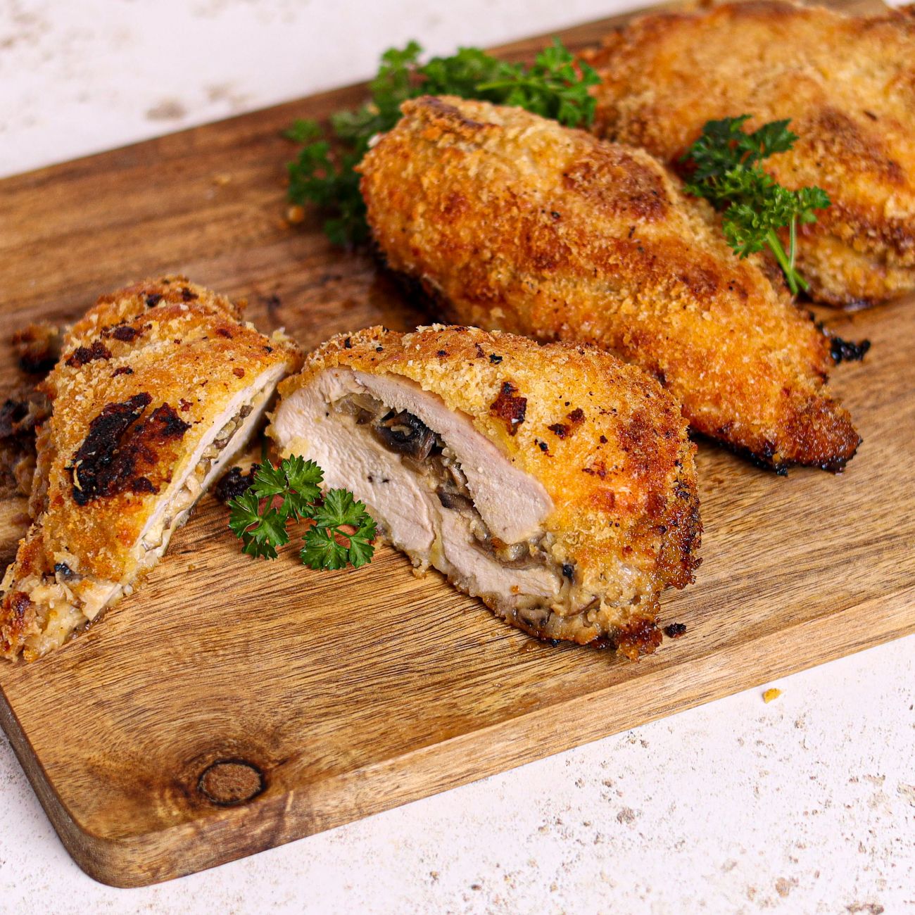 Chicken Kyiv with Creamy Mushrooms Recipe | Woolworths