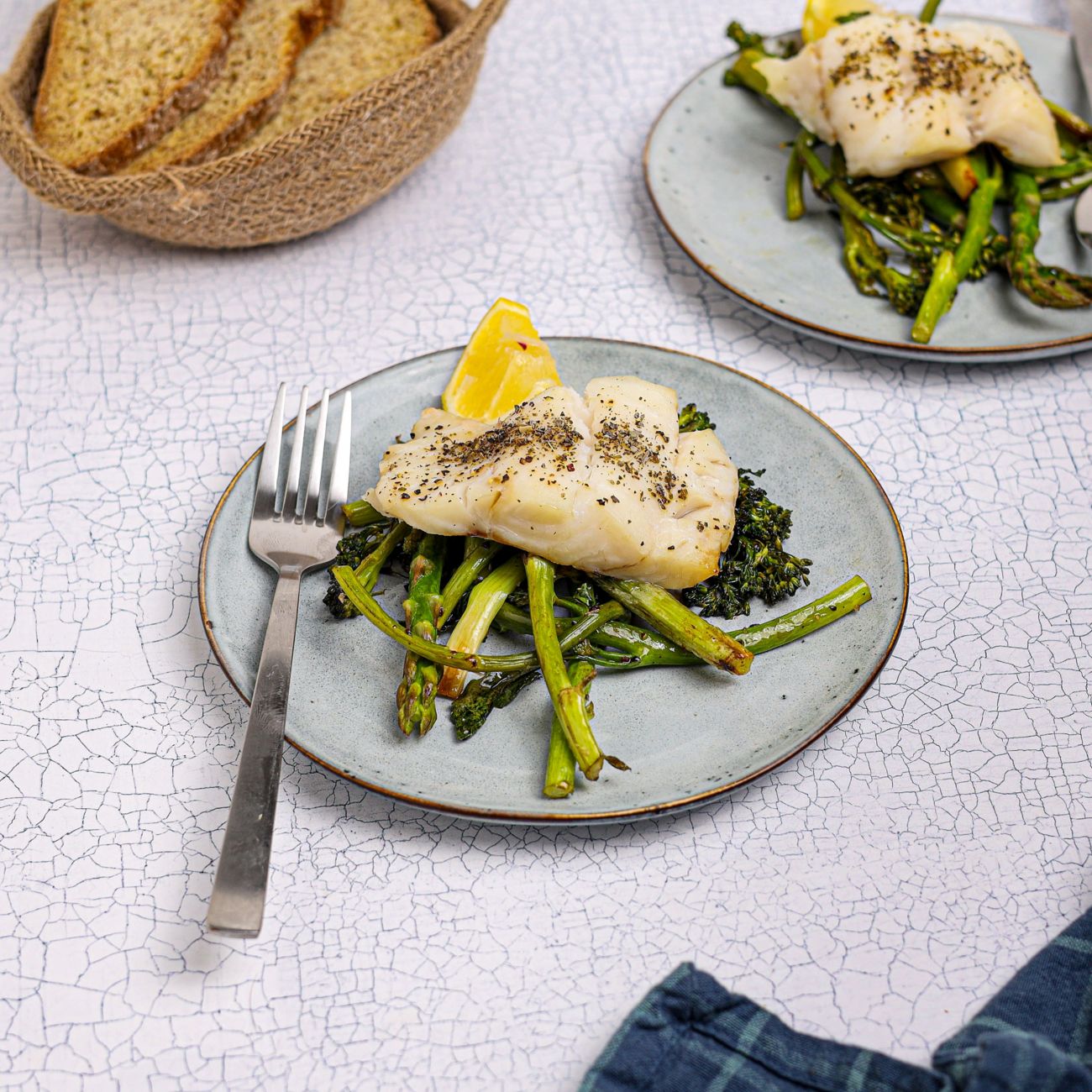 Miso Roasted White Fish with Lemon Greens Recipe | Woolworths