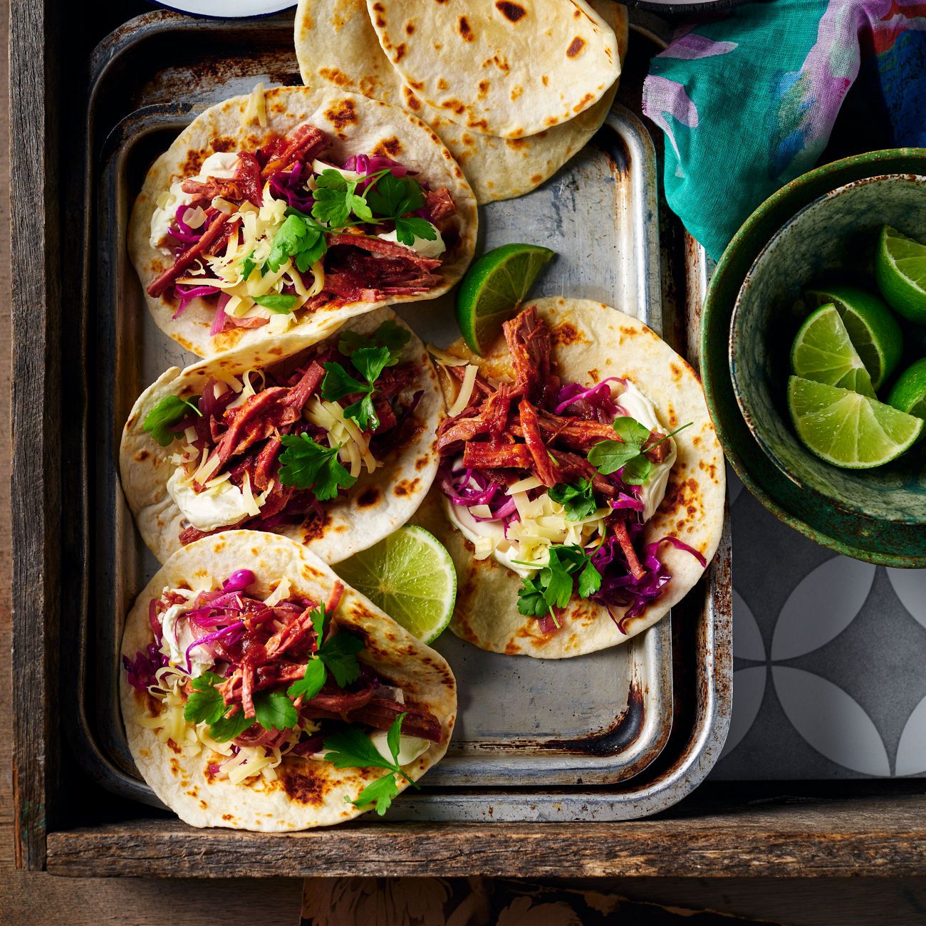 Pulled Reuben corned beef tacos Recipe | Woolworths