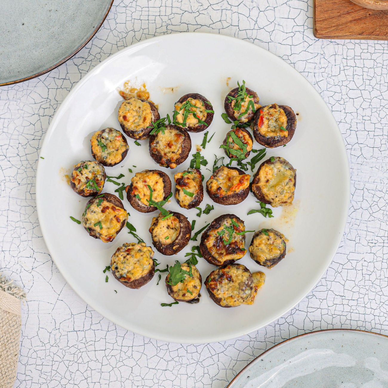 Blue Cheese Stuffed Mushrooms Recipe | Woolworths