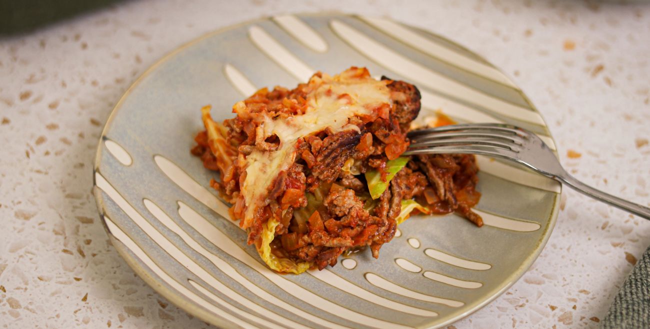 Cabbage Lasagna Casserole