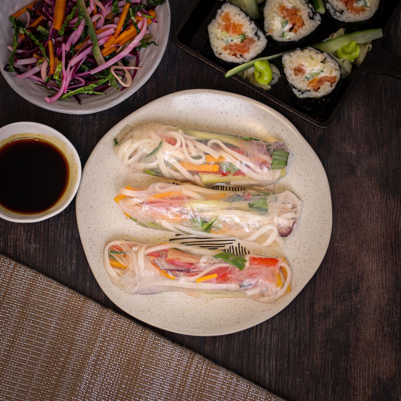 Carrot, Cucumber and Capsicum Rice Paper Rolls Recipe | Woolworths