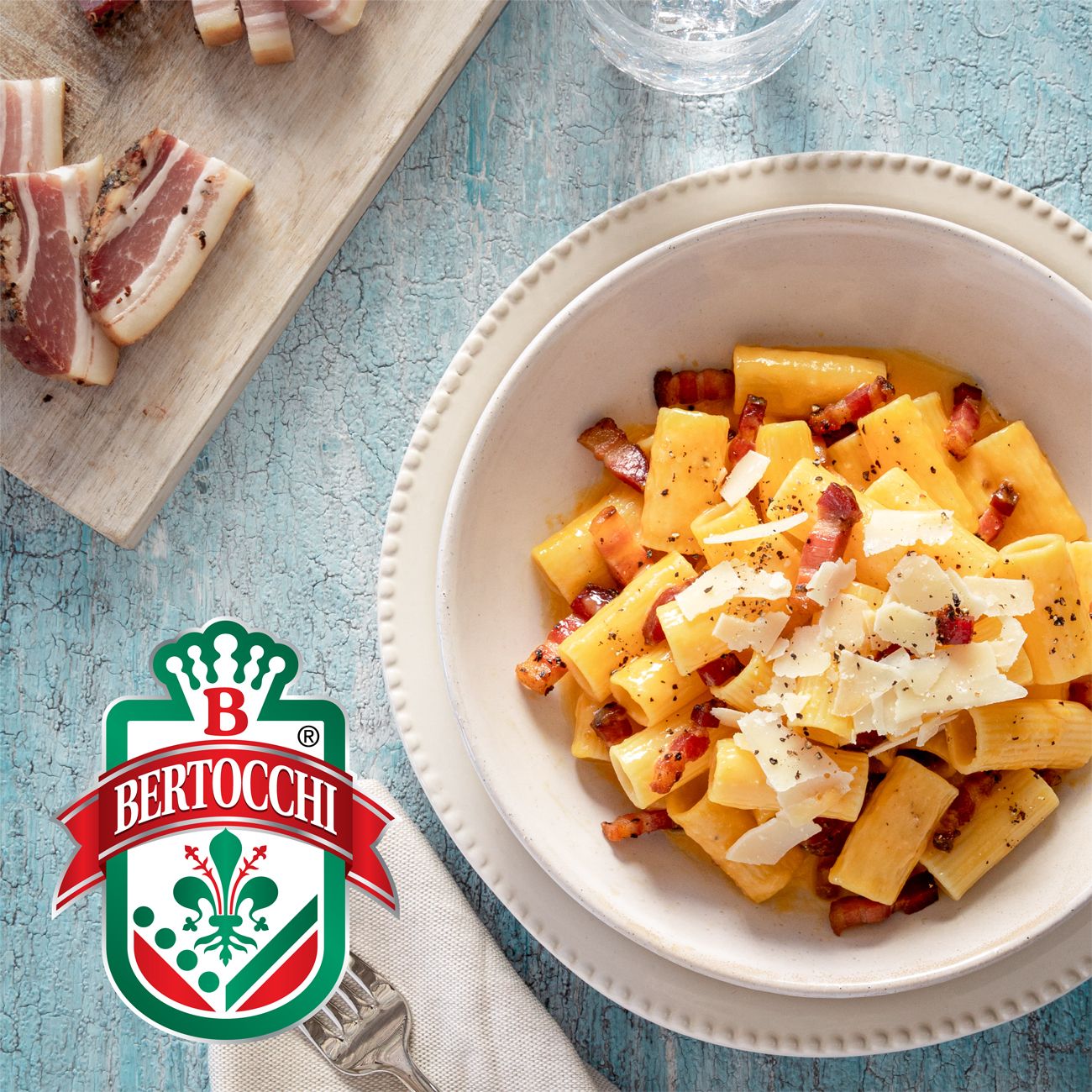 Bertocchi Pancetta Rigatoni Carbonara Recipe | Woolworths