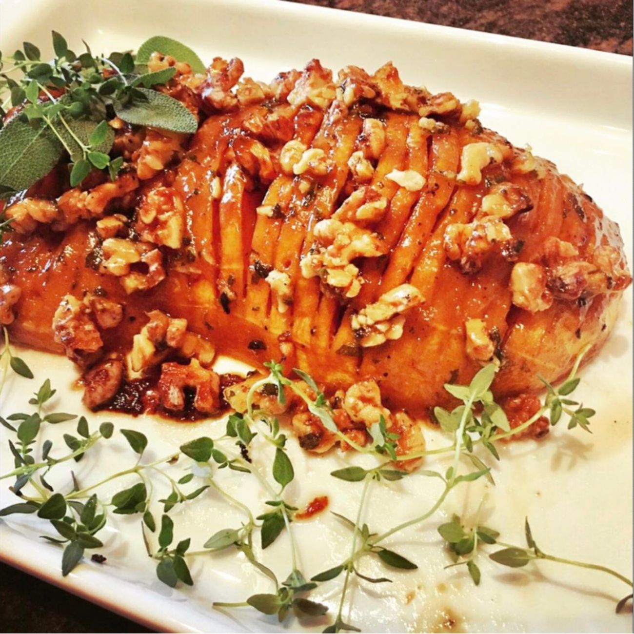 Maple Walnut Hasselback Pumpkin Recipe | Woolworths