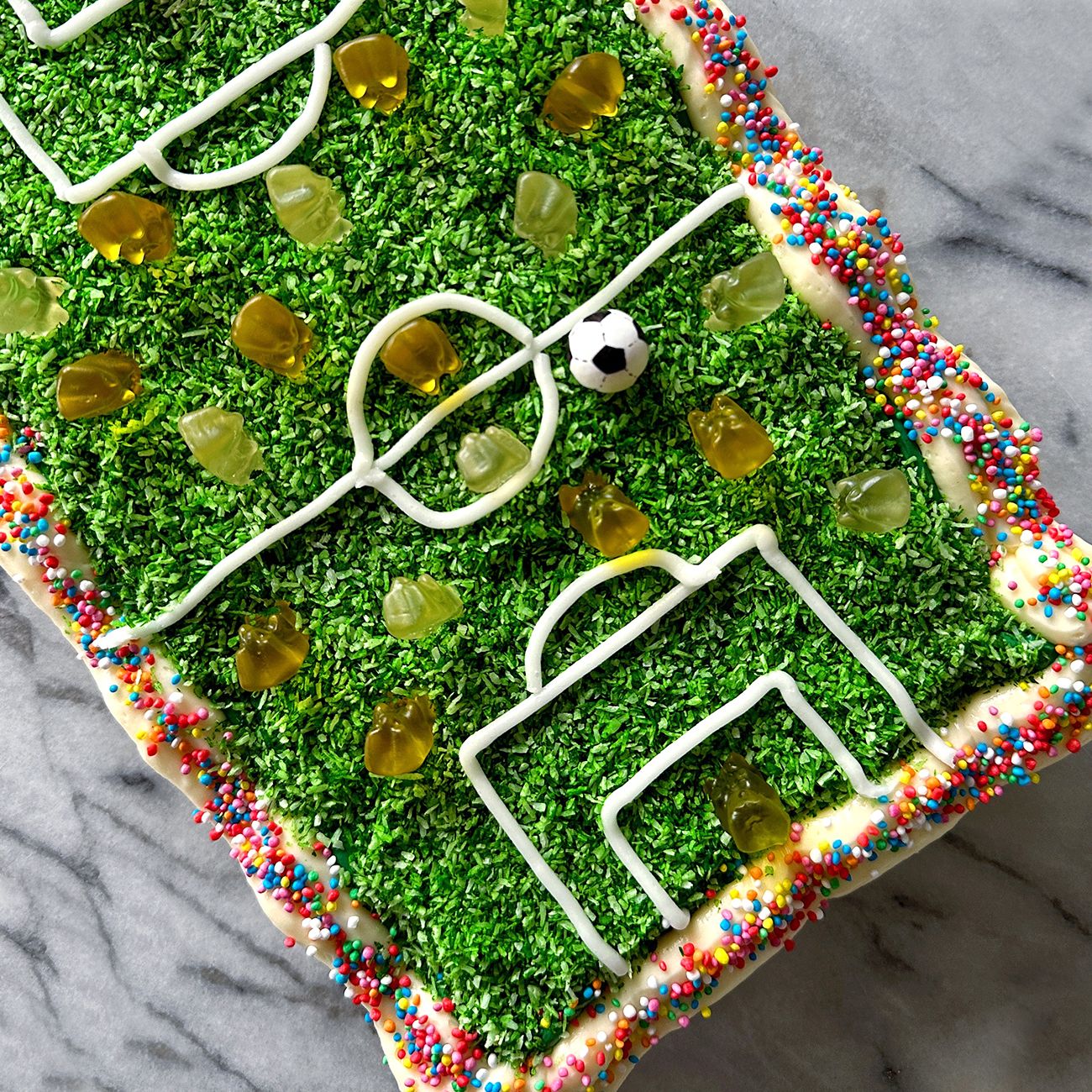 Soccer-pitch Pull-apart Cake Recipe | Woolworths