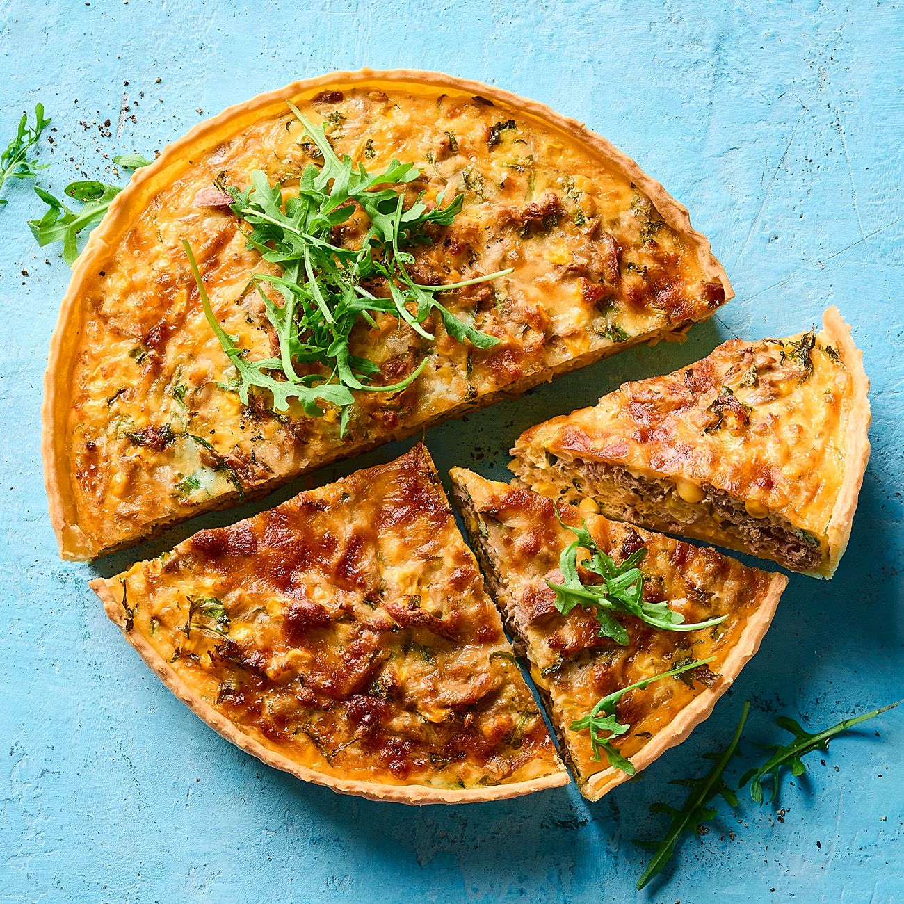 Tuna & Corn Quiche Recipe | Woolworths