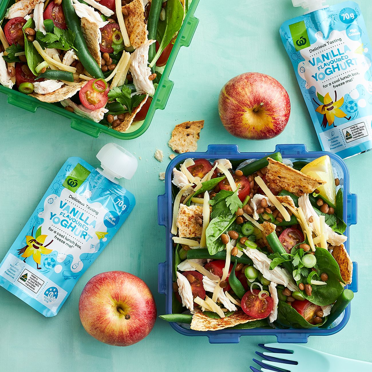 Chicken Fattoush Salad Lunch Box Recipe | Woolworths