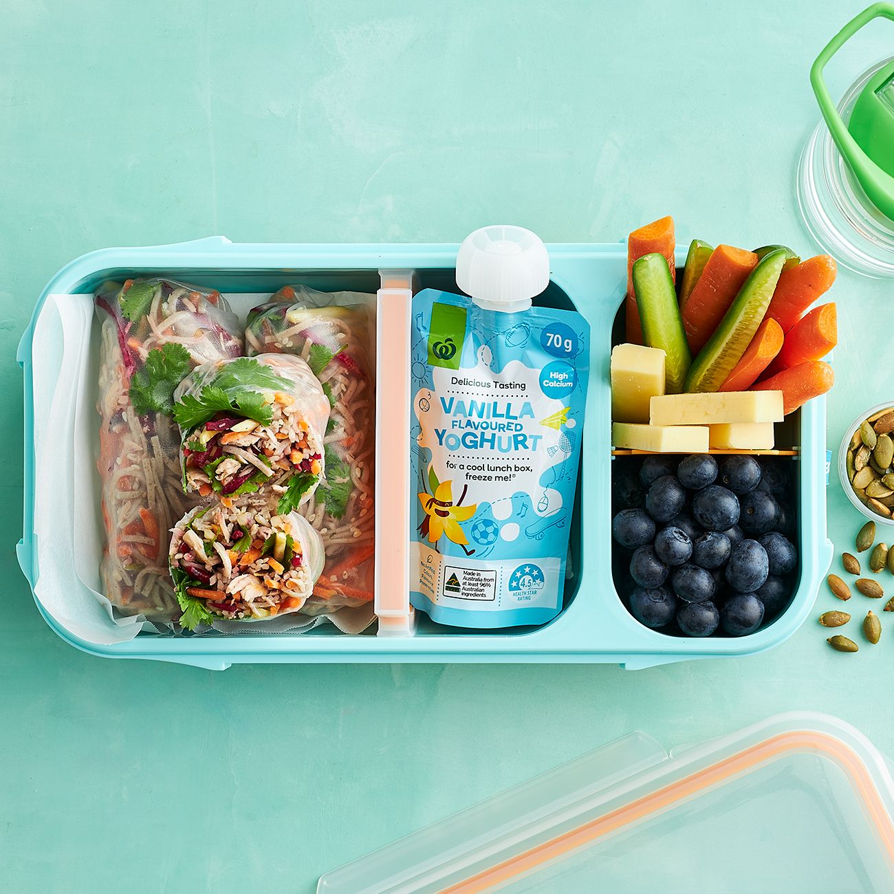 Tuna & Sesame Soba Noodle Roll Lunch Box Recipe | Woolworths