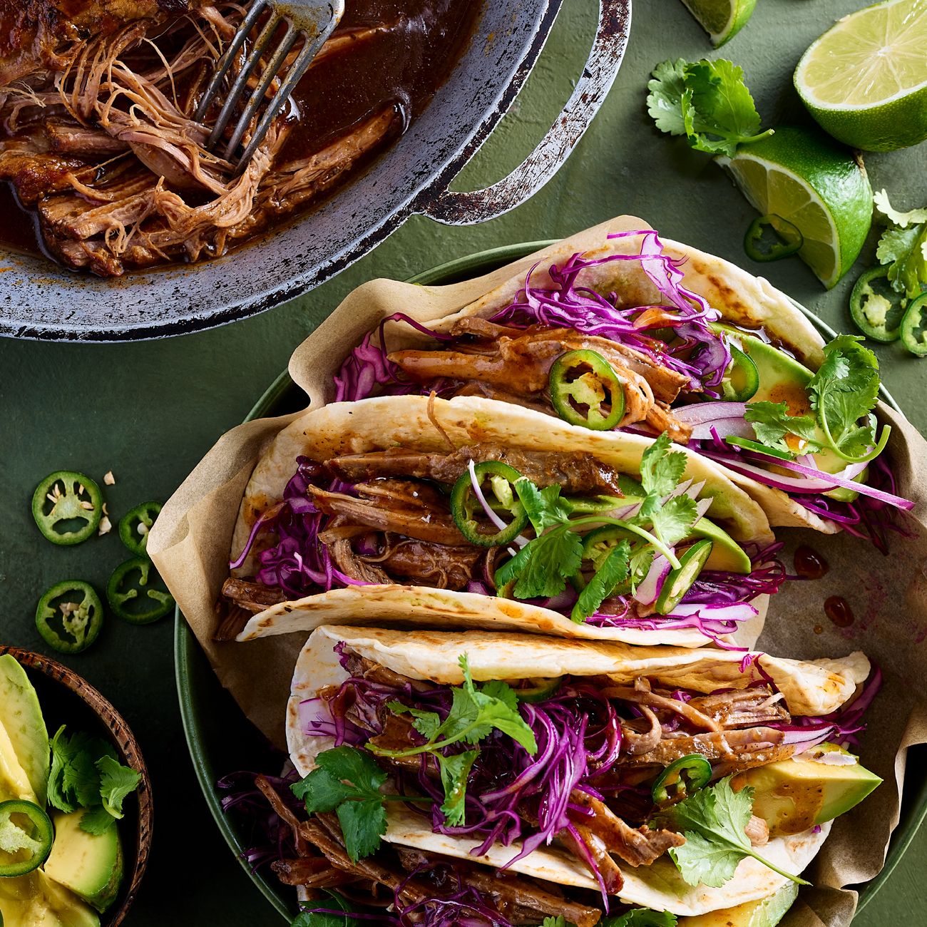 Slow-cooked Beef Brisket Tacos Recipe | Woolworths