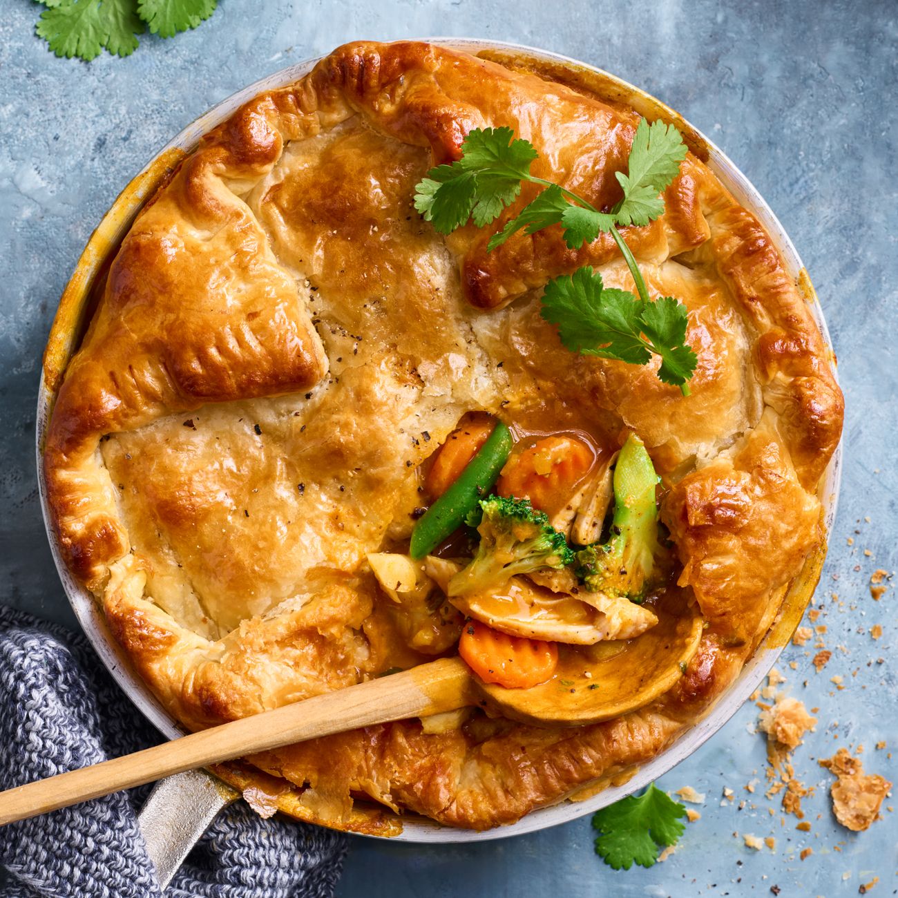 Curried Chicken & Vegetable Pie Recipe | Woolworths