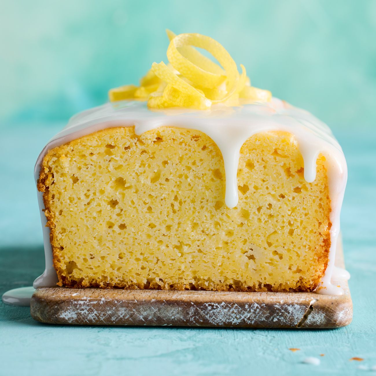 Five-ingredient Lemon Drizzle Cake Recipe | Woolworths