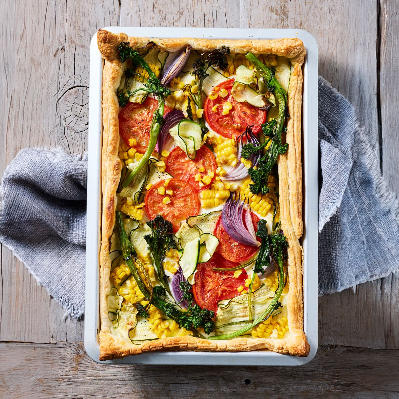 Easy Spring Vegetable Tart Recipe | Woolworths