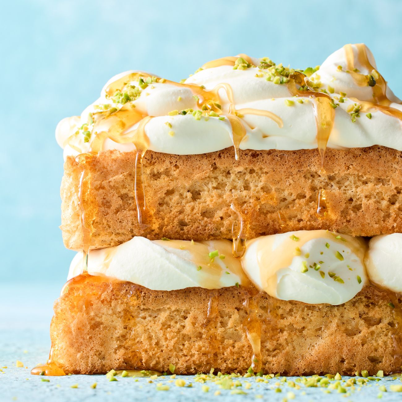 Baklava Sponge Slab Cake Recipe | Woolworths