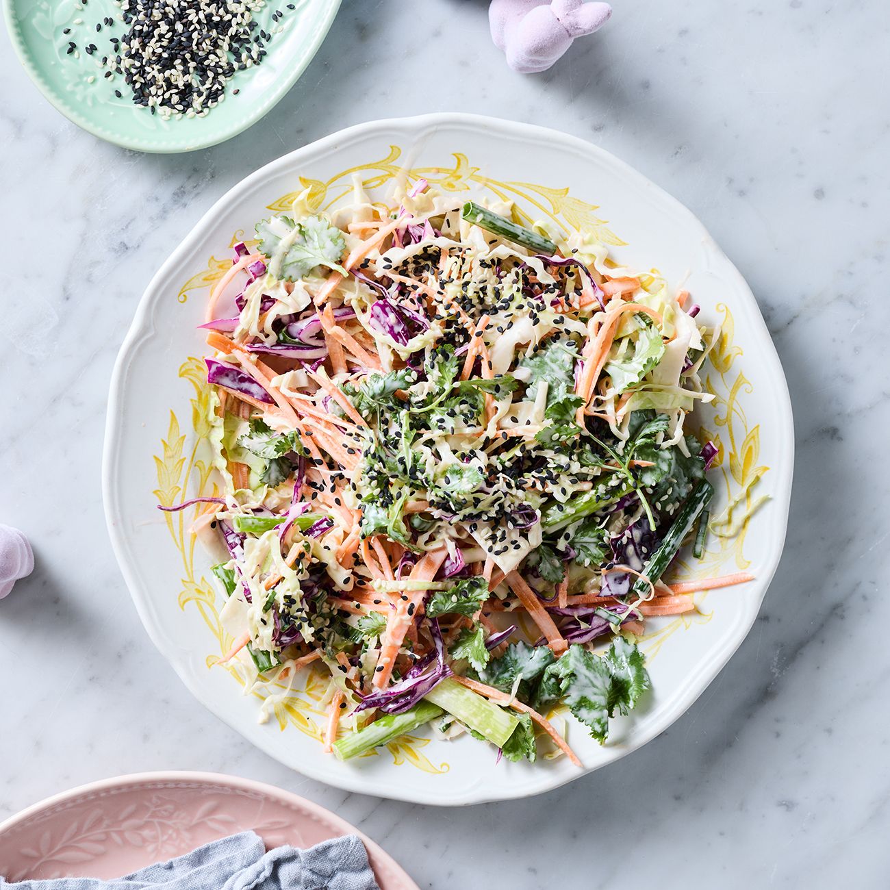 Japanese-style slaw with wasabi lime mayonnaise Recipe | Woolworths