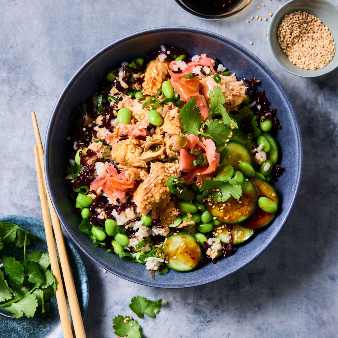 Salmon & mixed rice sushi bowls Recipe | Woolworths
