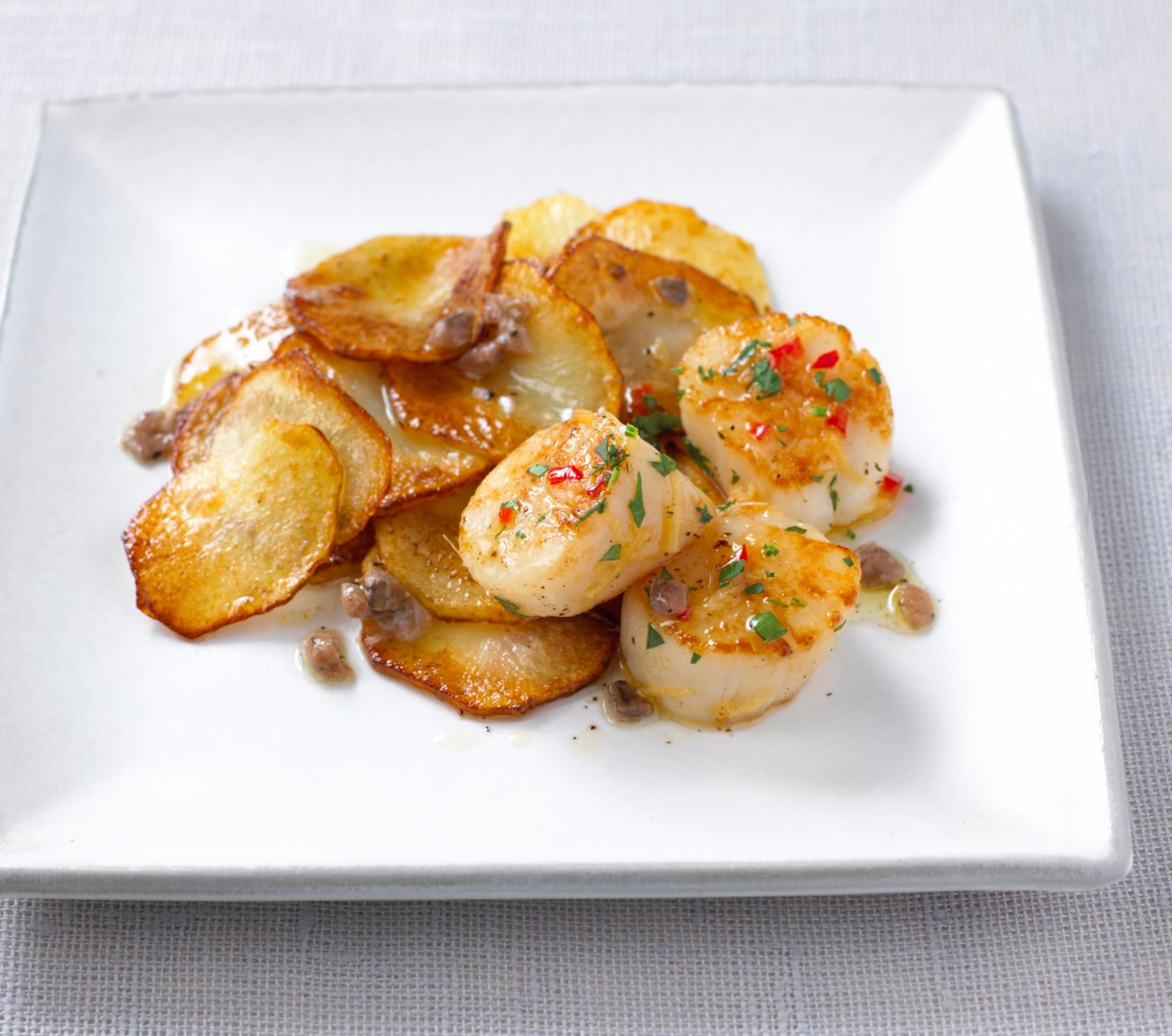Fried Scallops And Fries