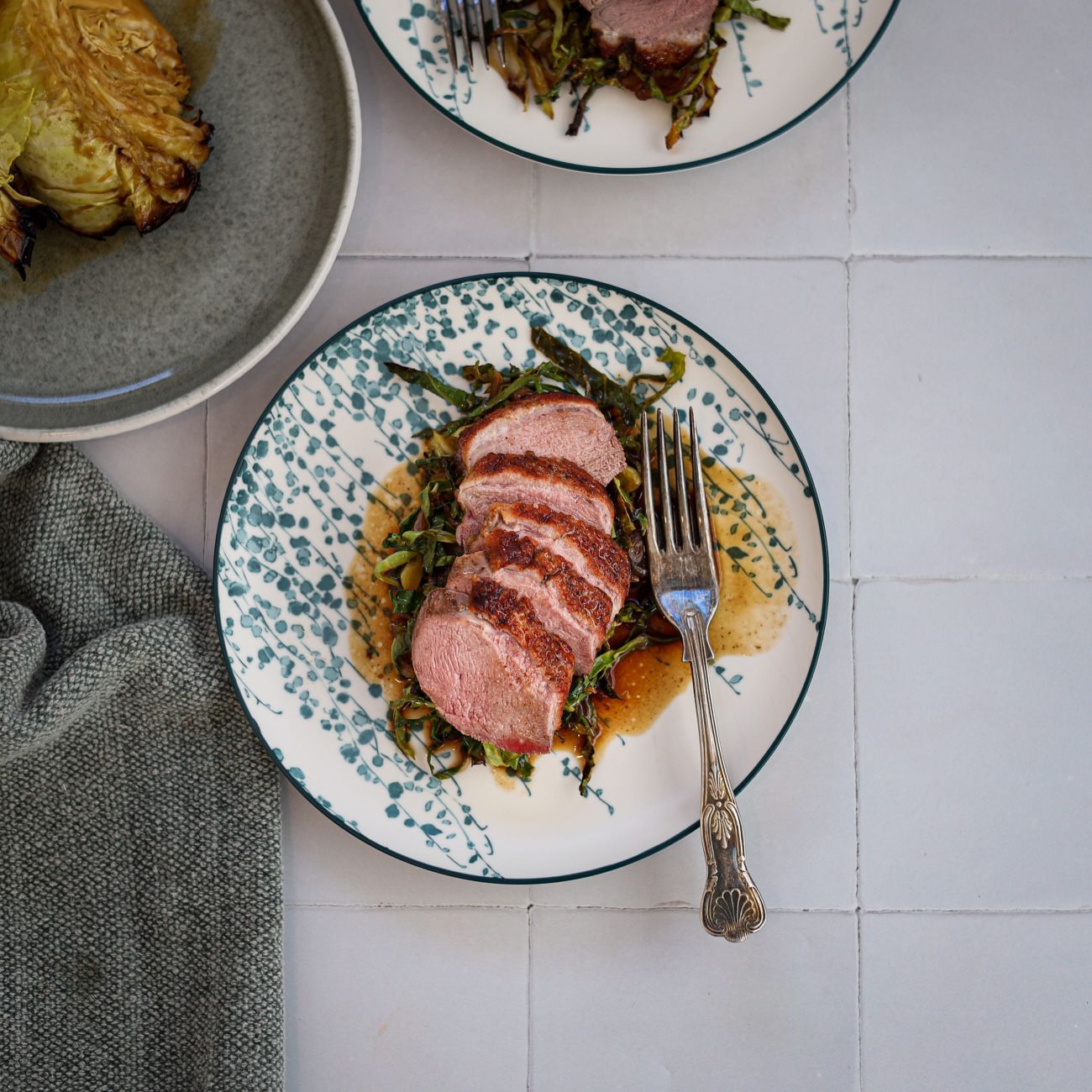 Honey Roast Duck with Sauteed Cabbage Recipe | Woolworths