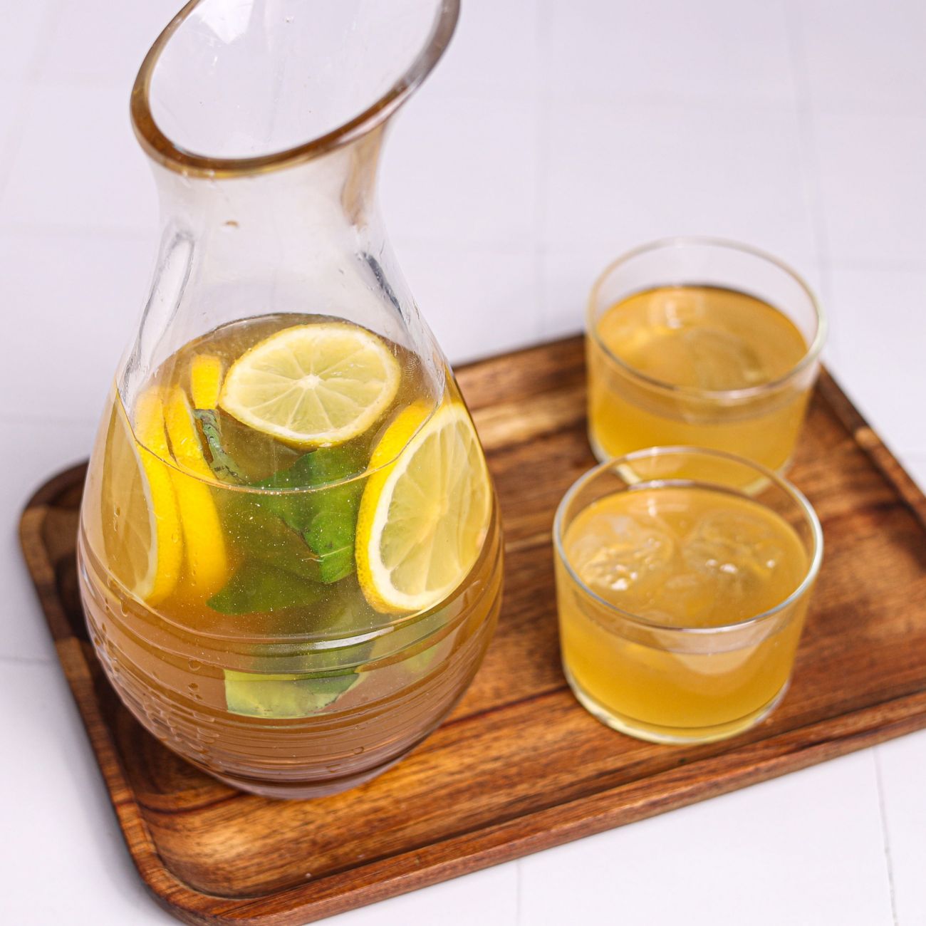 Lemon & Basil Ice Tea Recipe | Woolworths